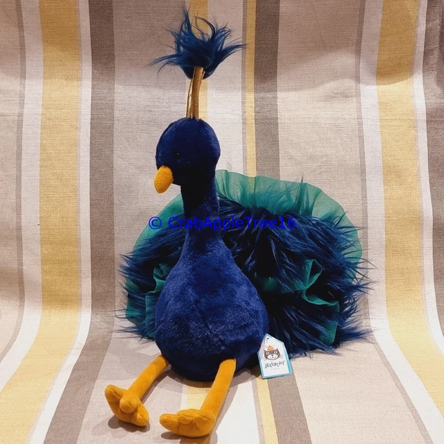 JELLYCAT ELECTRA PLUME Peacock Soft Toy Plush BNWT NEW D168 £89.99 - PicClick UK
