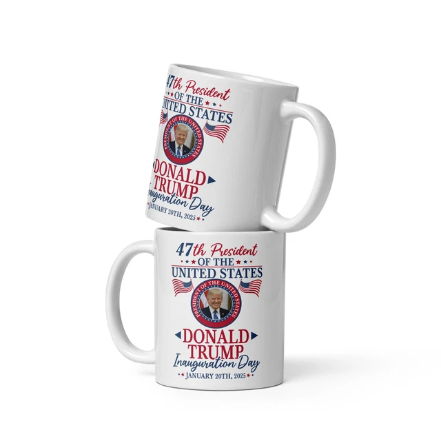 DONALD TRUMP 47TH President Inauguration Day Mug 2025 - Patriotic Gift ...