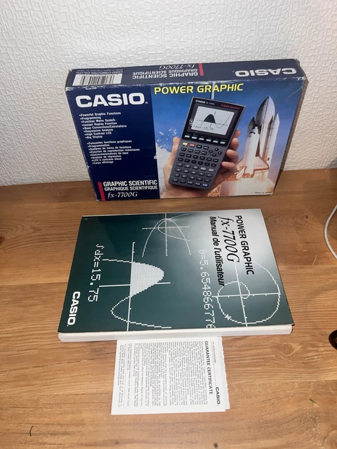 BOITE + MANUEL Calculatrice scientifique graphique Casio FX 7700G EUR ...
