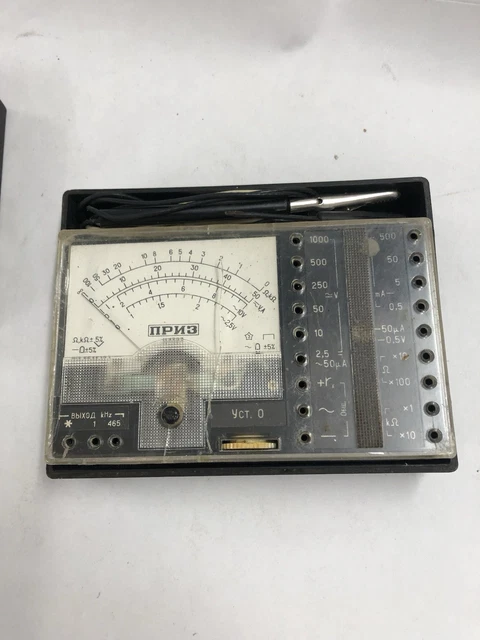 VINTAGE RUSSIAN MULTIMETER PRIZ - Analog Tester - Soviet Era £16.13 ...