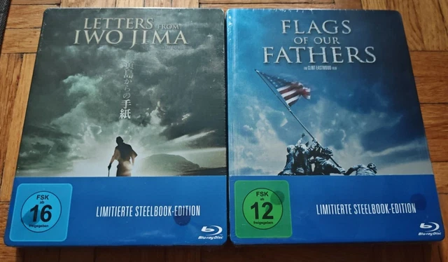 FLAGS OF OUR Fathers Letters Iwo Jima from Steelbook Bluray NEU NEW OVP ...