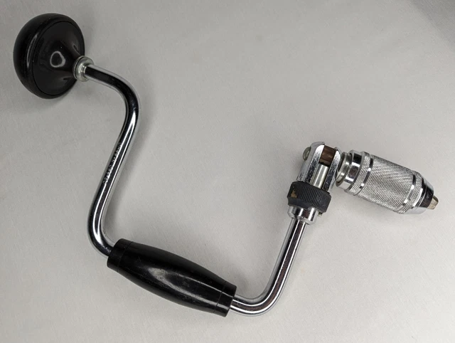 VINTAGE STANLEY 66-10 Bit Brace Auger Ratcheting Hand Drill Made in ...