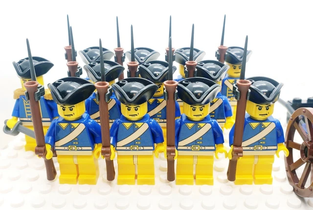 PIRATES SWEDISH LINE Infantry Battalion Soldiers made with real LEGO ...