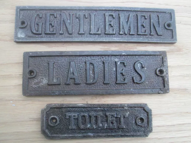 VINTAGE RUSTIC VICTORIAN Old Style Pub Cafe Restaurant Door Signs ...