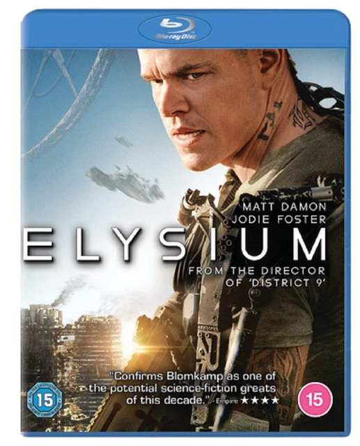 ELYSIUM (BLU-RAY) MATT Damon Jodie Foster Sharlto Copley Alice Braga ...