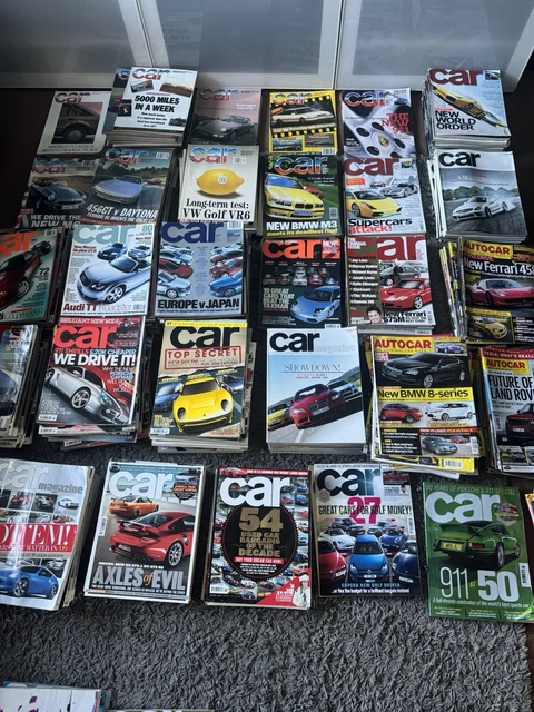 CAR MAGAZINE COLLECTION Job Lot. Various Issues From The Late 1980’s ...