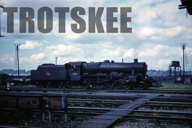 35MM SLIDE BR British Railways Steam Loco Class Jubilee 45671 Rugby ...