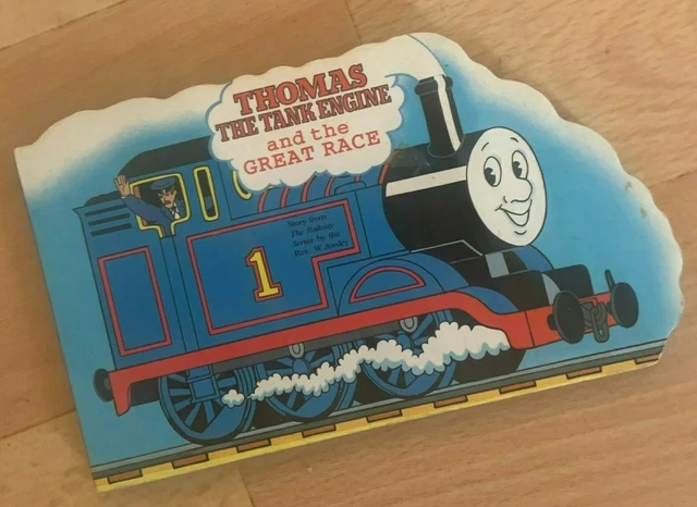 THOMAS THE TANK Engine And The Great Race. Boarded. 19 By 11Cm ...