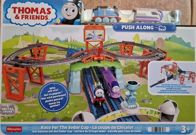 THOMAS & FRIENDS Race For The Sodor Cup & Push Along Trains Set New ...