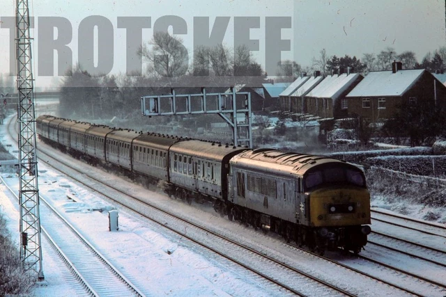 35MM SLIDE BR British Rail Diesel Loco Class 46 46037 York 1978 ...