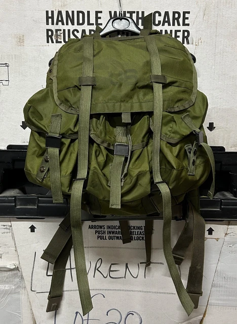 GENUINE US ARMY Alice Field Pack Combat Nylon Medium Lc-1 With Frame Ex ...