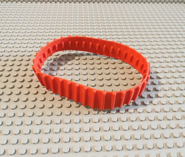 LEGO CATERPILLARS EXCAVATOR Tank Rubber Chain Treadmill Red 1pcs 1681 ...
