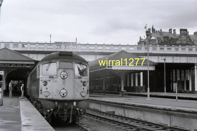ORIGINAL RAILWAY PHOTOGRAPHIC negative Class 26 260?? at Edinburgh £4. ...