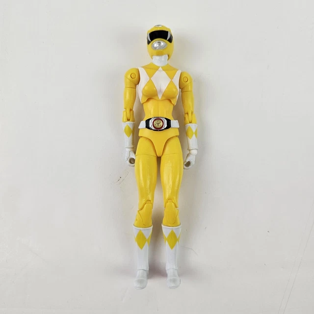 MIGHTY MORPHIN POWER Rangers Yellow Ranger Action Figure Legacy Collection 6" £14.99 - PicClick UK