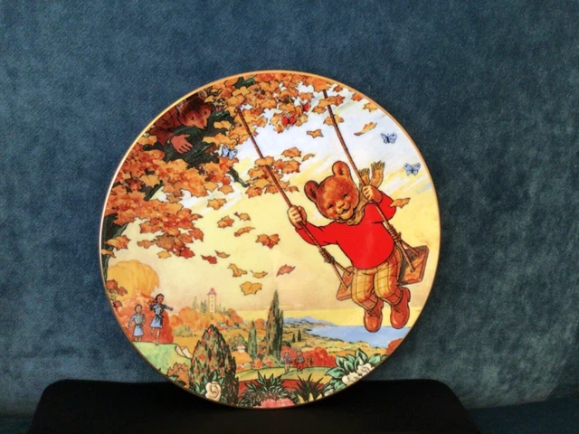 VINTAGE WEDGWOOD RUPERT Bear Collectors Plate Series-1 ...