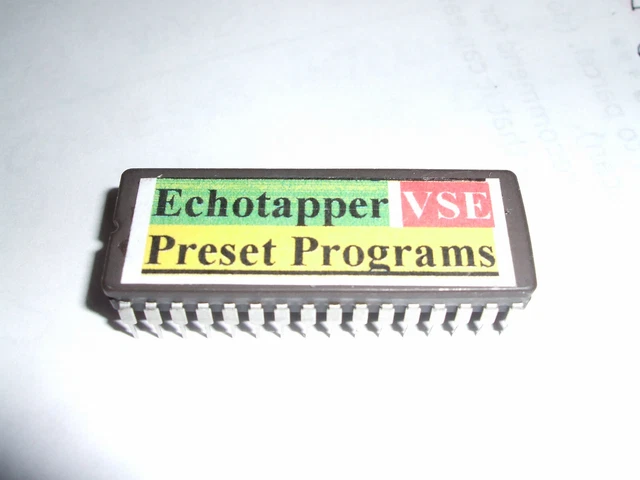 QUADRAVERB 2 ECHOTAPPER VSE 100 SHADOWS PRESETS EPROM - Copyrighted £46 ...