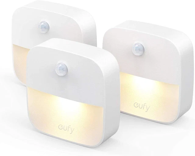 EUFY BY ANKER, Lumi Stick-On Night Light, Warm White LED, Motion Sensor ...