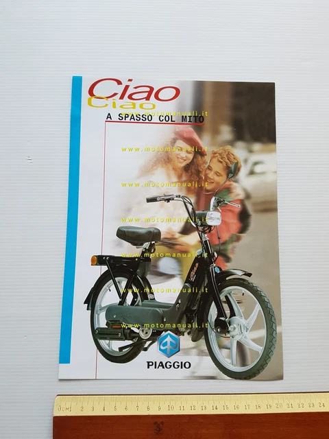 PIAGGIO CIAO 50 Catalizzato depliant originale italiano EUR 13,00 - PicClick IT