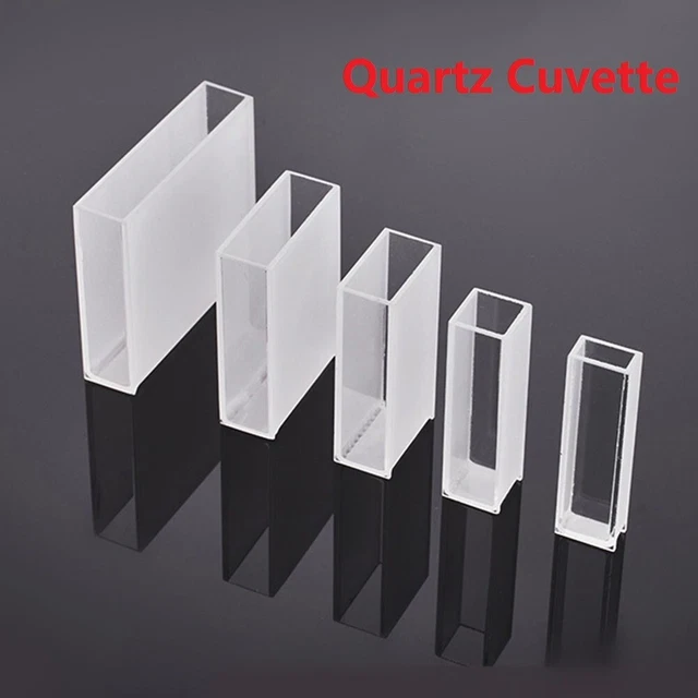 QUARTZ CUVETTE WITH Wide Wavelength Range for 751722 Spectrophotometer ...