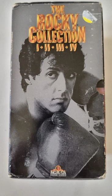 THE ROCKY COLLECTION I II III IV VHS Box Set Boxing Movie 4-Tape Set ...