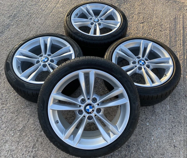 GENUINE 658 BMW WINTER 18 Alloy Wheels 3 4 Series 7mm Pirelli Tyres ...