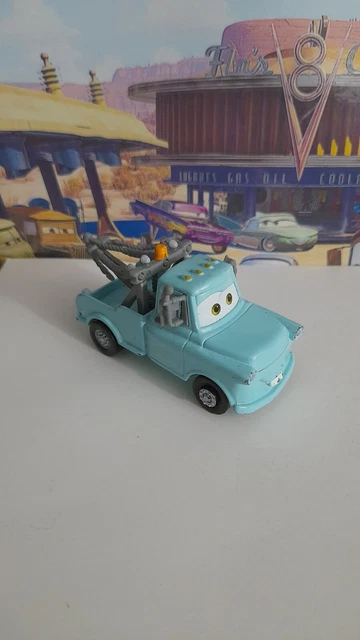 MATTEL DISNEY PIXAR Cars Mater Tow Truck Aqua Blue 1/55 Diecast £5.00 - PicClick UK