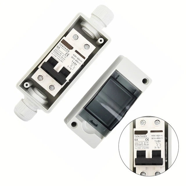 SOLAR PV CELL Combiner Box AC Circuit Breaker Switch with IP65 ...