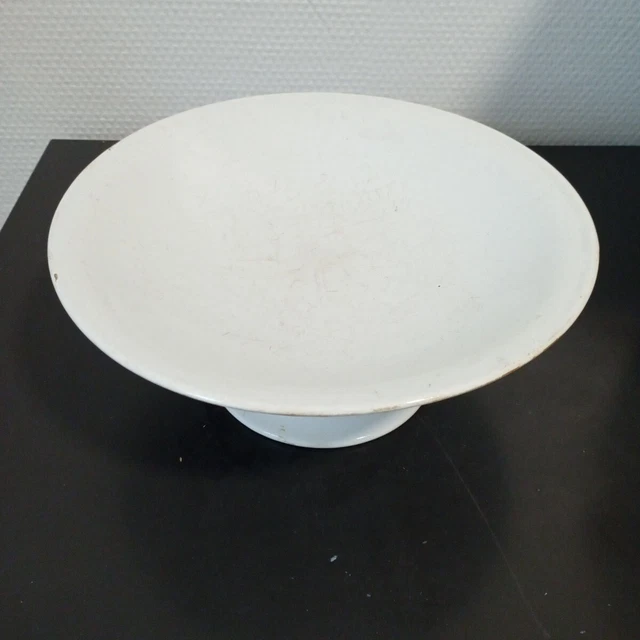 ANCIEN COMPOTIER BLANC Creil et Montereau LM & cie Faïence Opaque EUR ...