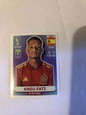 PANINI FIFA WORLD cup qatar 2022 sticker Ansu Fati Spain £1.15 - PicClick UK