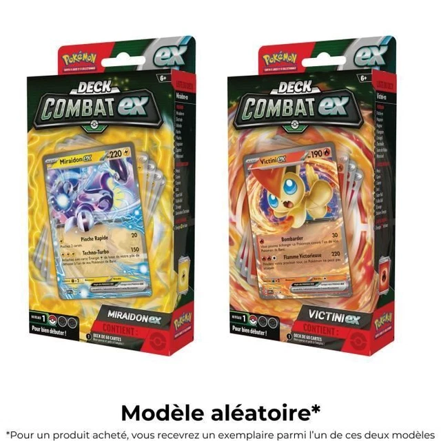 POKEMON : DECK de combat ex Miraidon ex ou Victini ex EUR 39,00 ...