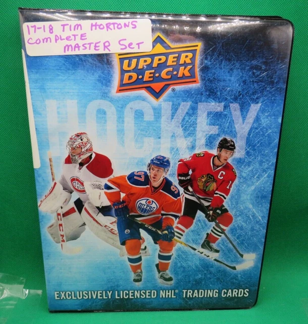 2017-18 TIM HORTONS NHL Trading Cards Complete MASTER Set But No Binder ...