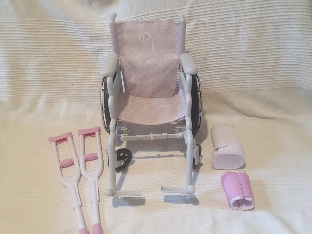 OUR GENERATION WHEELCHAIR, Crutches + Leg Cast £10.00 - PicClick UK