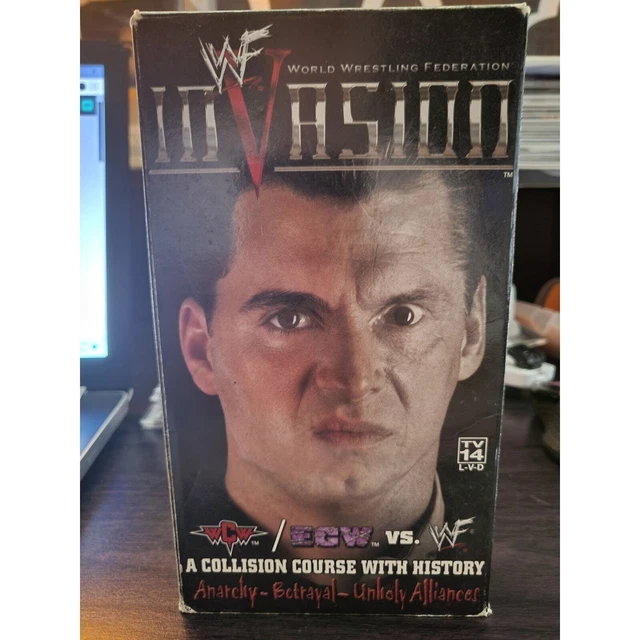 WWF INVASION 2001 Official VHS Wrestling Tape - WCW/ECW Vs. WWF WWE £7. ...