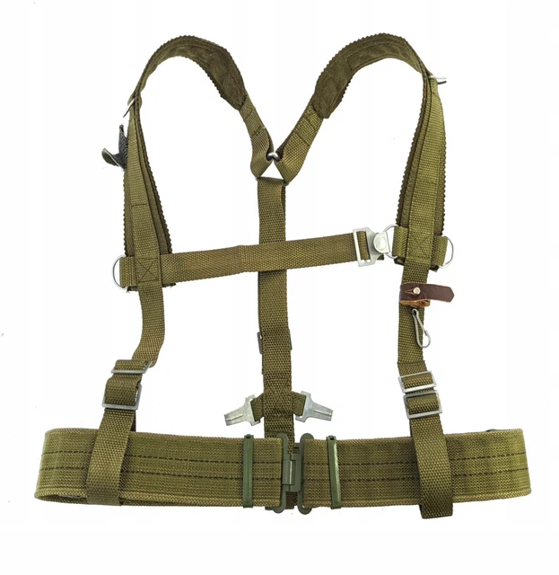 GENUINE POLISH ARMY webbing system web suspenders belt-Military Surplus ...