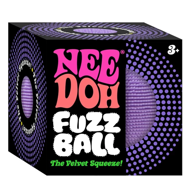 NEEDOH FUZZ BALL - Fuzzy Fidget Toy For Kids Safe & Non-Toxic Dough ...
