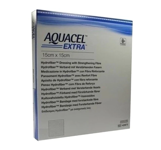 AQUACEL HYDROFIBER RIBBON Wound 5 Dressing Packing Guaze 2 cm x 45cm £2 ...
