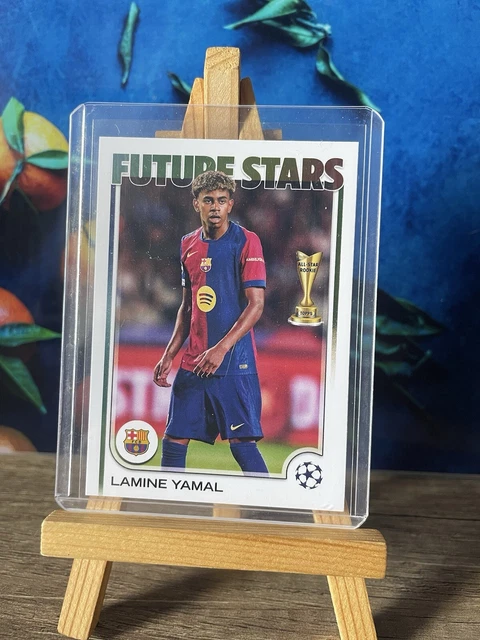 TOPPS UCC FLAGSHIP Edition 2024/25 LAMINE YAMAL Future Stars #27 FC ...
