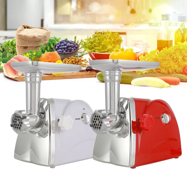 ELEKTRISCHER FLEISCHWOLF WURSTFÜLLER Zerkleiner Wurstmaschine Edelstahl 800 Watt EUR 50,40 ...