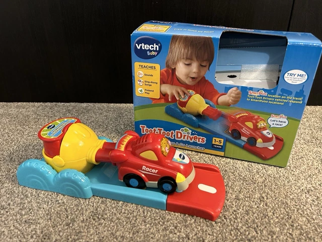 VTECH TOOT TOOT Drivers Press & Go Launcher Set - Boxed & Complete With ...