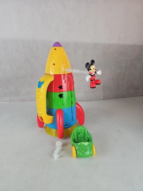 DISNEY MICKEY MOUSE Clubhouse Blast Off Rocket with Lights and Sounds ...