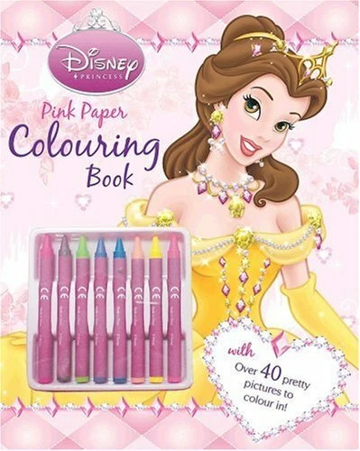 DISNEY PRINCESS PINK Colouring Book (Disney Princess Bright Paper ...