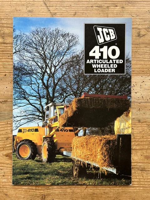 JCB 410 LOADER Leaflet.. 1980s Classic Wheeled Shovel Digger £13.25 ...