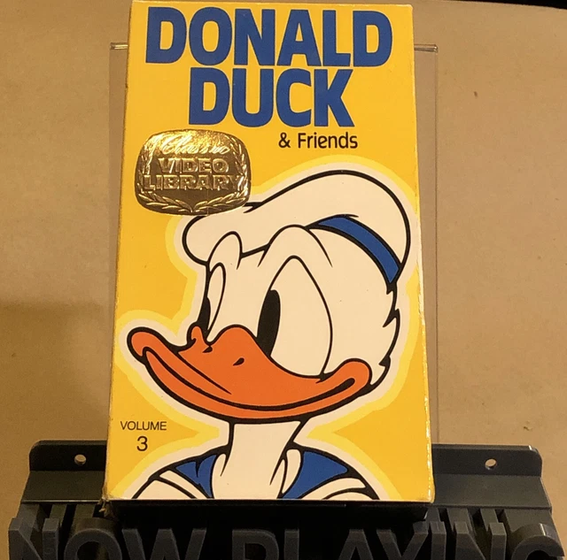 DONALD DUCK AND Friends VHS 1989 Volume Three GTK, Inc. 4 30 Min. Color ...