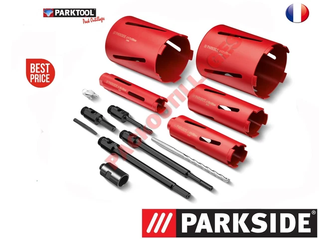 PARKSIDE® SET DE couronnes de forage, carottage EUR 169,90 - PicClick FR