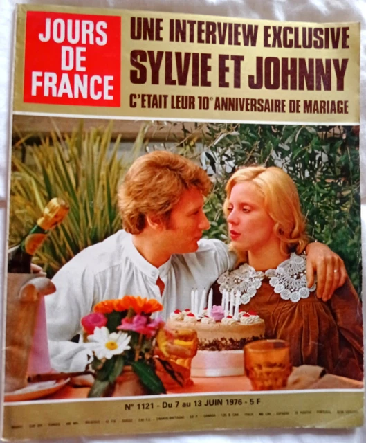 PARIS MATCH 1976 Johnny Hallyday et Sylvie Vartan EUR 3,00 - PicClick FR