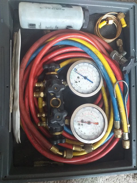 CPS VORTECH 4-VALVE Multi Gas Manifold w/Sight Glass in carry case £21. ...