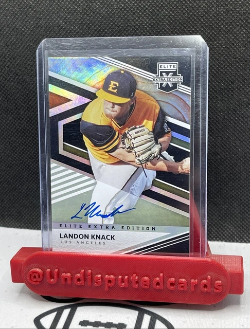 2020 PANINI ELITE Extra Edition Basebal Landon Knack recrue Prospect ...