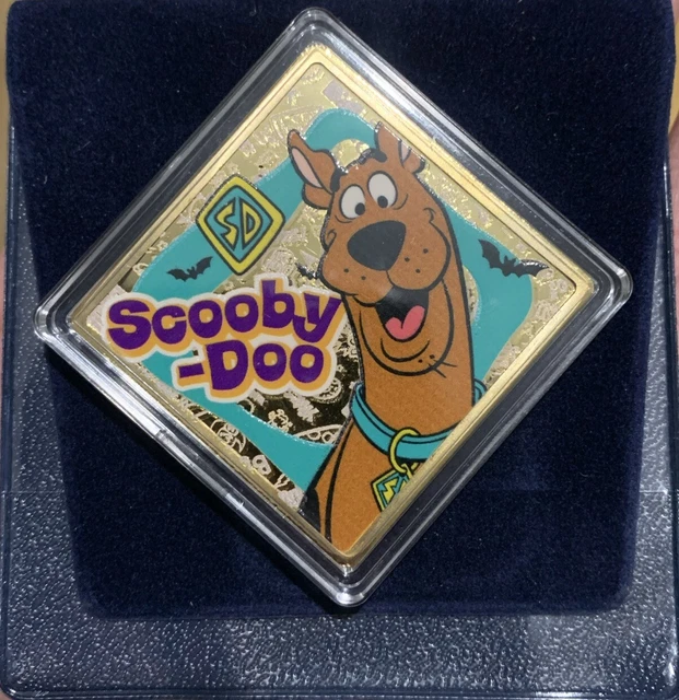SCOOBY DOO BY Warner Bros Gold Plated Official Commemorative Coin ...