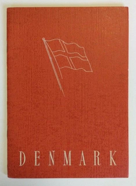 1930S DENMARK A Brief Survey Travel Vacation Brochure Tourism Tour ...