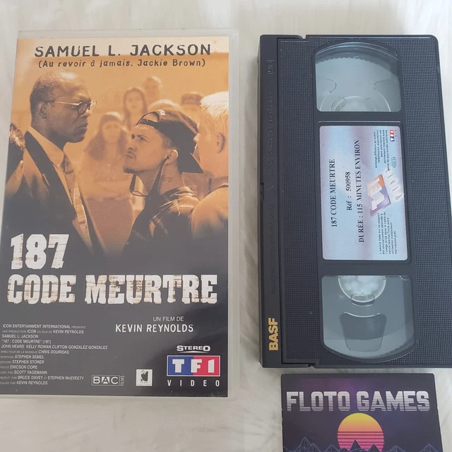 VHS D'ORIGINE FR : 187 Code Meurtre - Samuel L Jackson - Floto Games ...